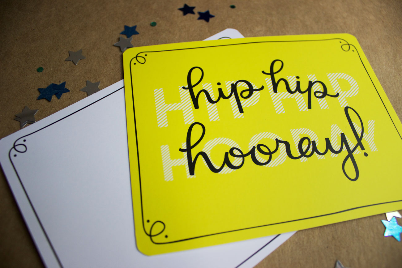 Hip Hip Hooray Greeting Card – Collision Toolbox